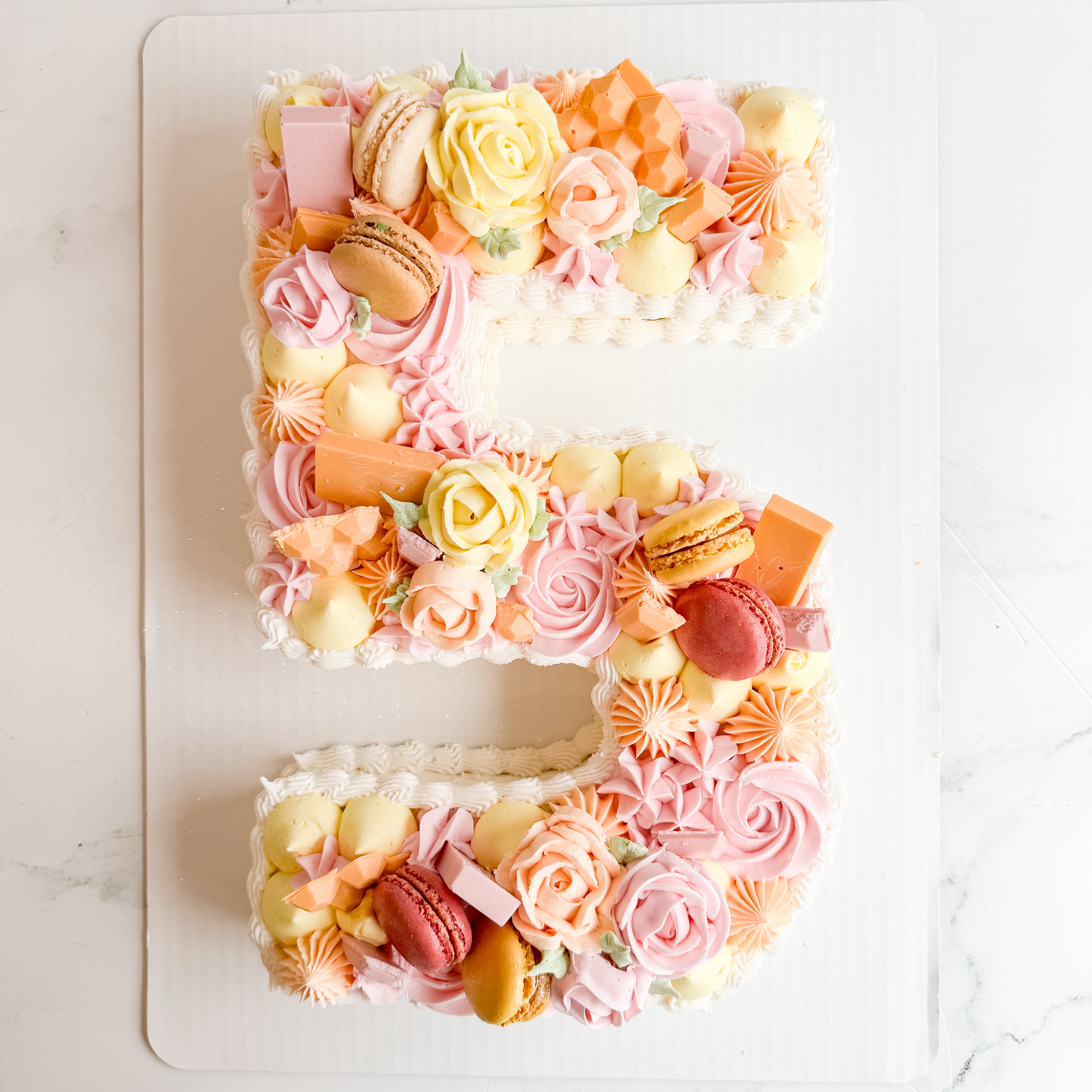 Flash Sale Number 5 Cake | Tres Belle Cakes